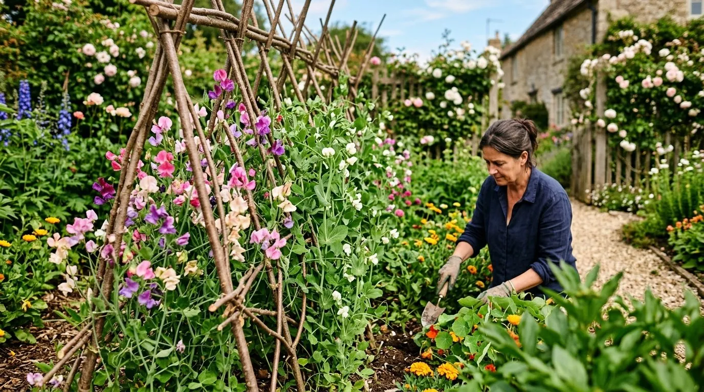 Hazel Pea Sticks: Free DIY Plant Supports | Garden UK